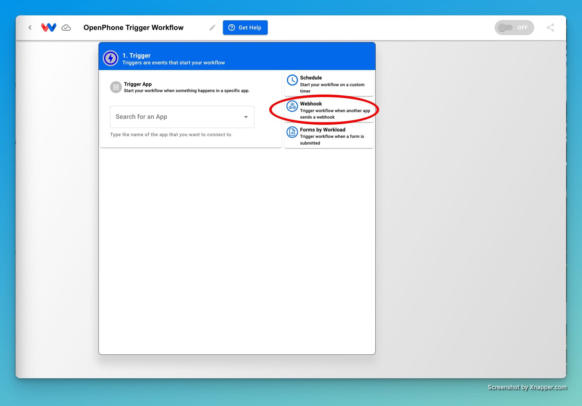 How To Trigger A Workflow Based On A Webhook Event Received From Openphone Workload